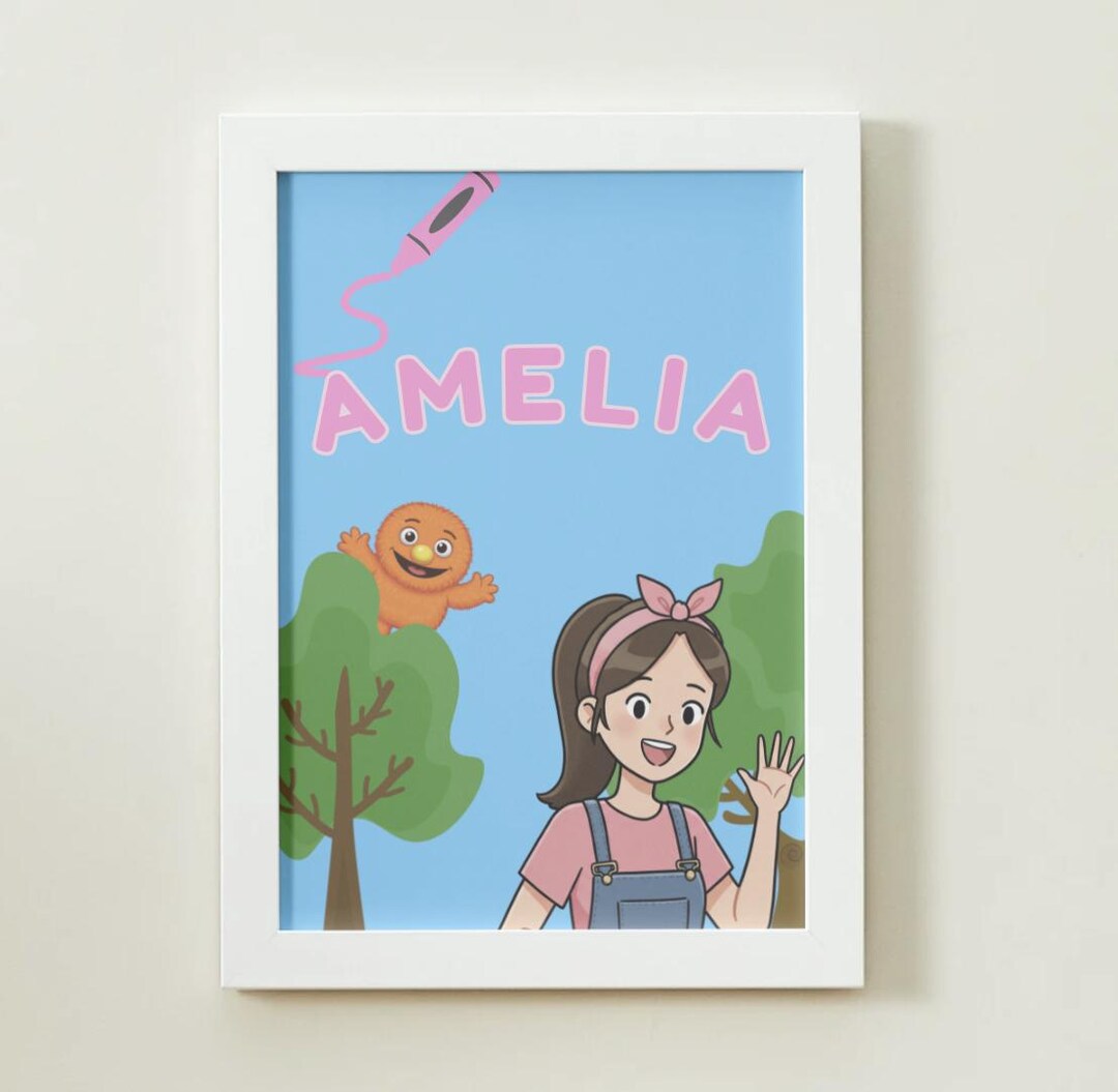 Ms Rachel Poster Personalise Custom Name Wall Art Gift - Etsy
