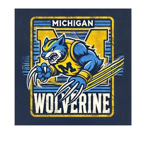 Michigan Wolverines Basketball Digital Shirt Design | NCAA Printable ...