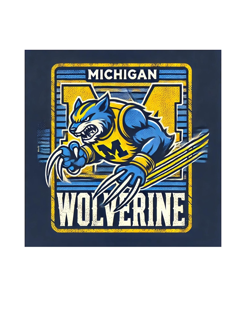 Michigan Wolverines Basketball Digital Shirt Design | NCAA Printable ...