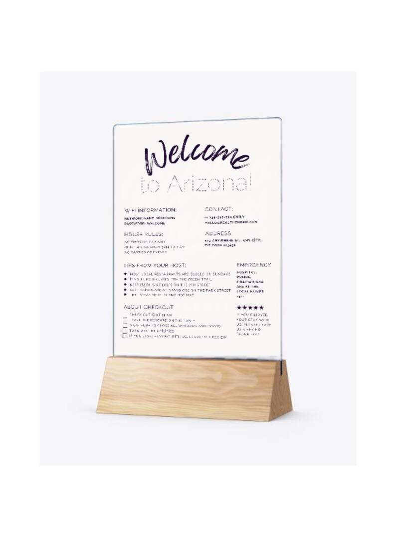 Airbnb Welcome Guide Template: Stylish Host Instructions (canva ...