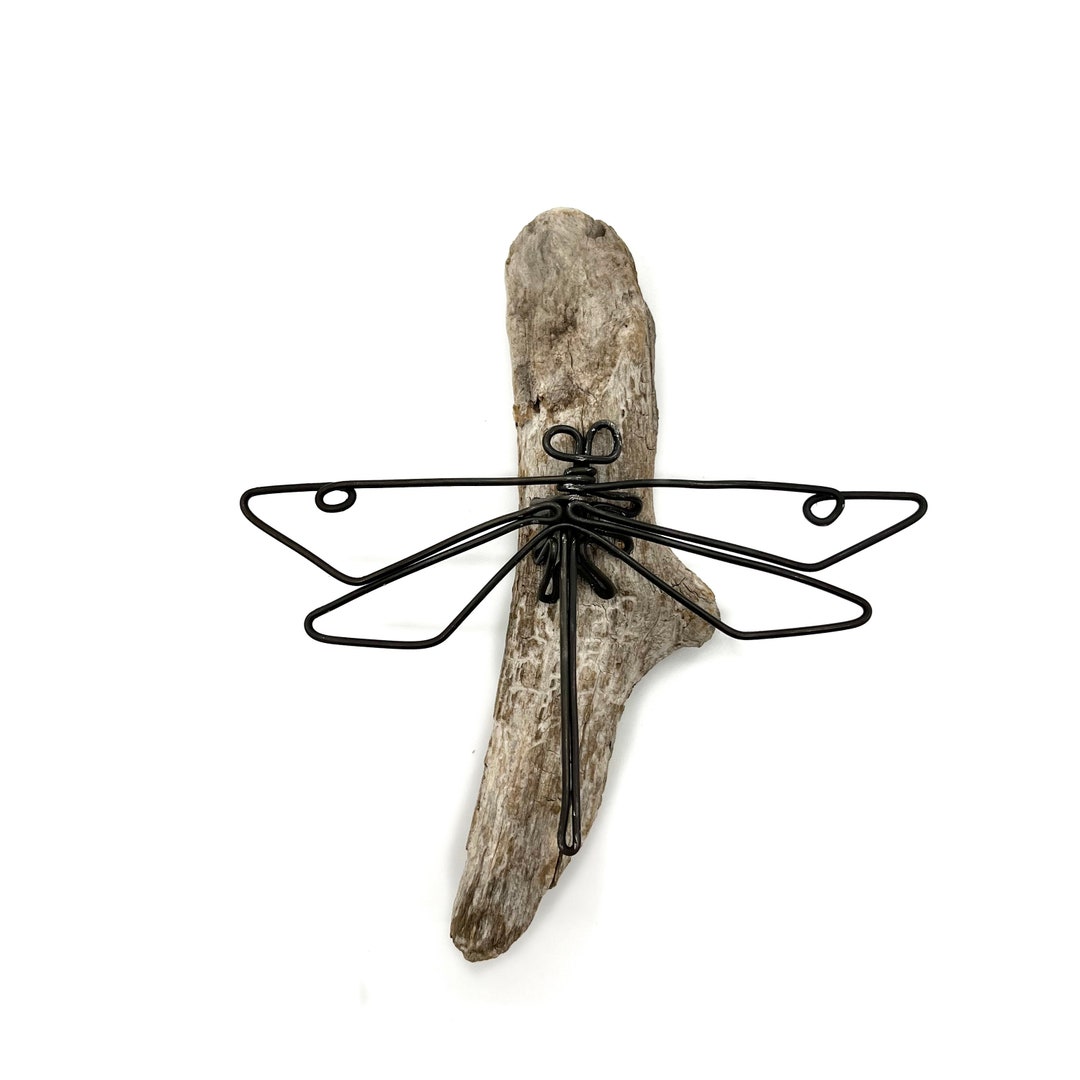 Wire Dragonfly Sculpture Dragonfly Wire Art Minimal Home - Etsy