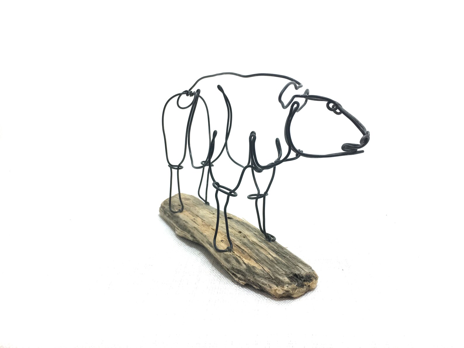 Sheep Wire Sculpture Sheep Art Wire Art Minimalist - Etsy
