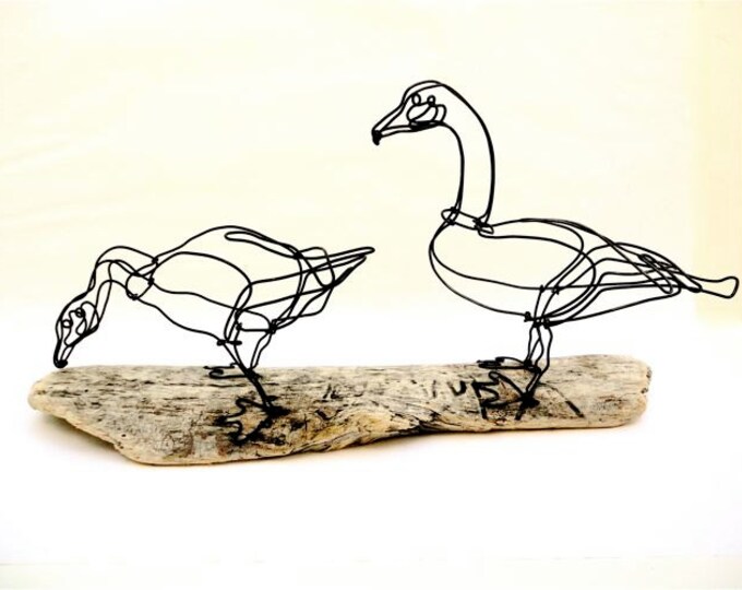 Geese Wire Sculpture - Etsy