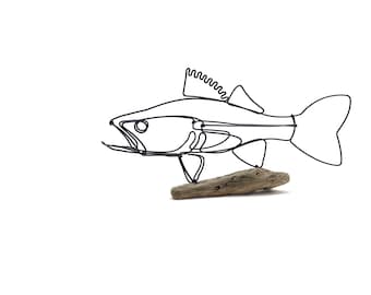 Wire Fish Sculpture | Etsy