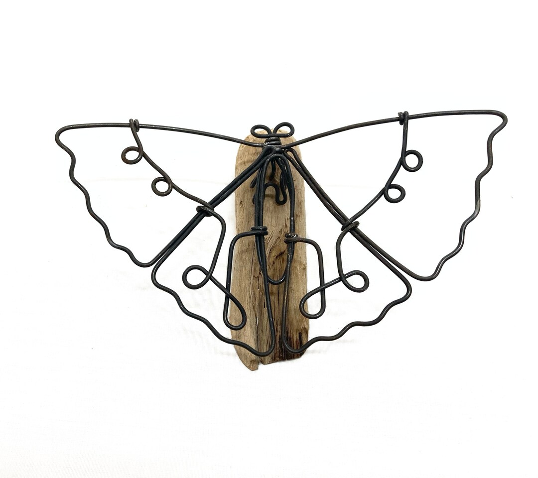 Butterfly Metal Wire Art, Minimal Sculpture, Butterfly Sculpture for ...