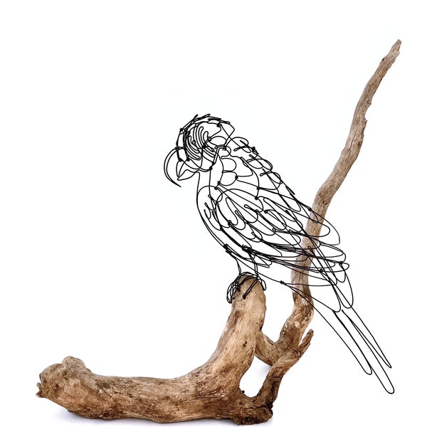 Wire Bird Sculpture - Etsy