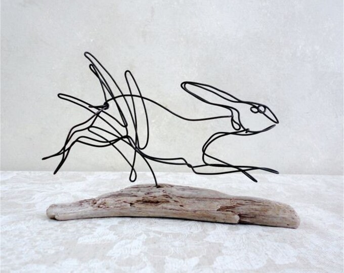Bunny Wire Sculpture - Etsy