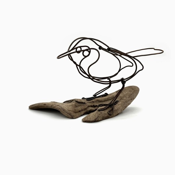 Wire Bird Sculpture - Etsy