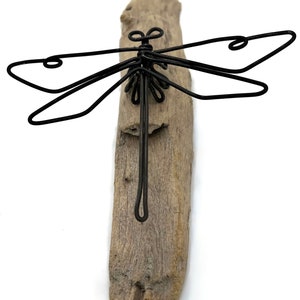 Wire Dragonfly Sculpture, Dragonfly Wire Art, Minimal Home Decor ...