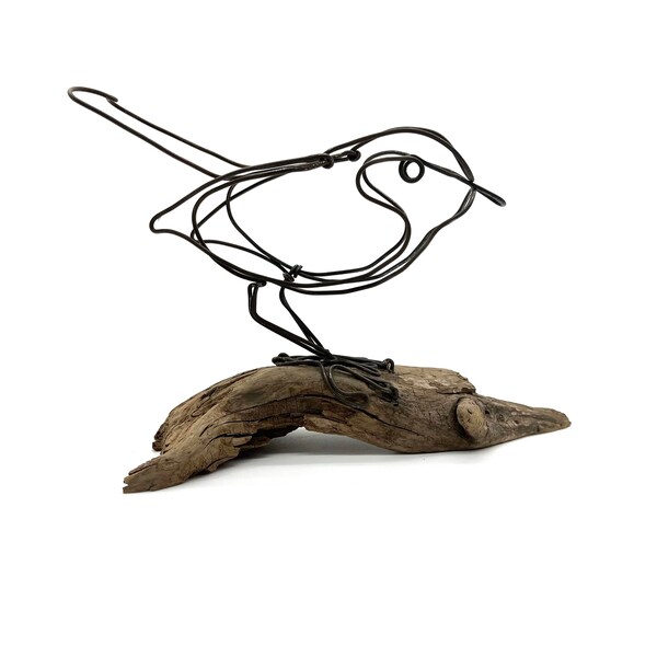 Wire Bird Sculpture - Etsy