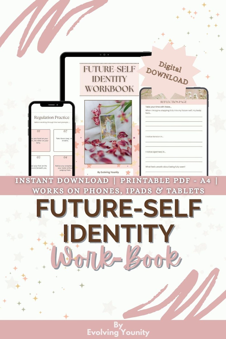 Future-self Identity Workbook | Alignment & Nervous System Workbook ...