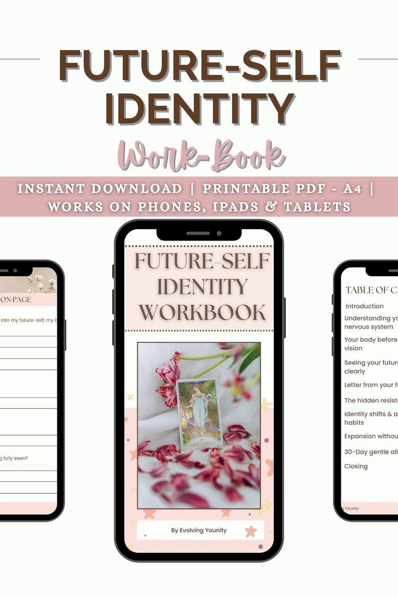 Future-self Identity Workbook | Alignment & Nervous System Workbook ...