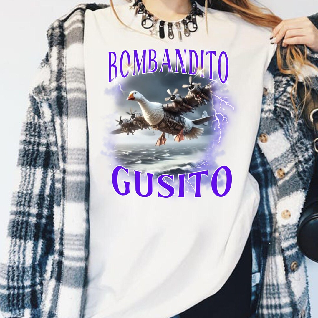 Funny Bombandito Gusito T-shirt, Bootleg Rap Shirt, Italian Brainrot T ...