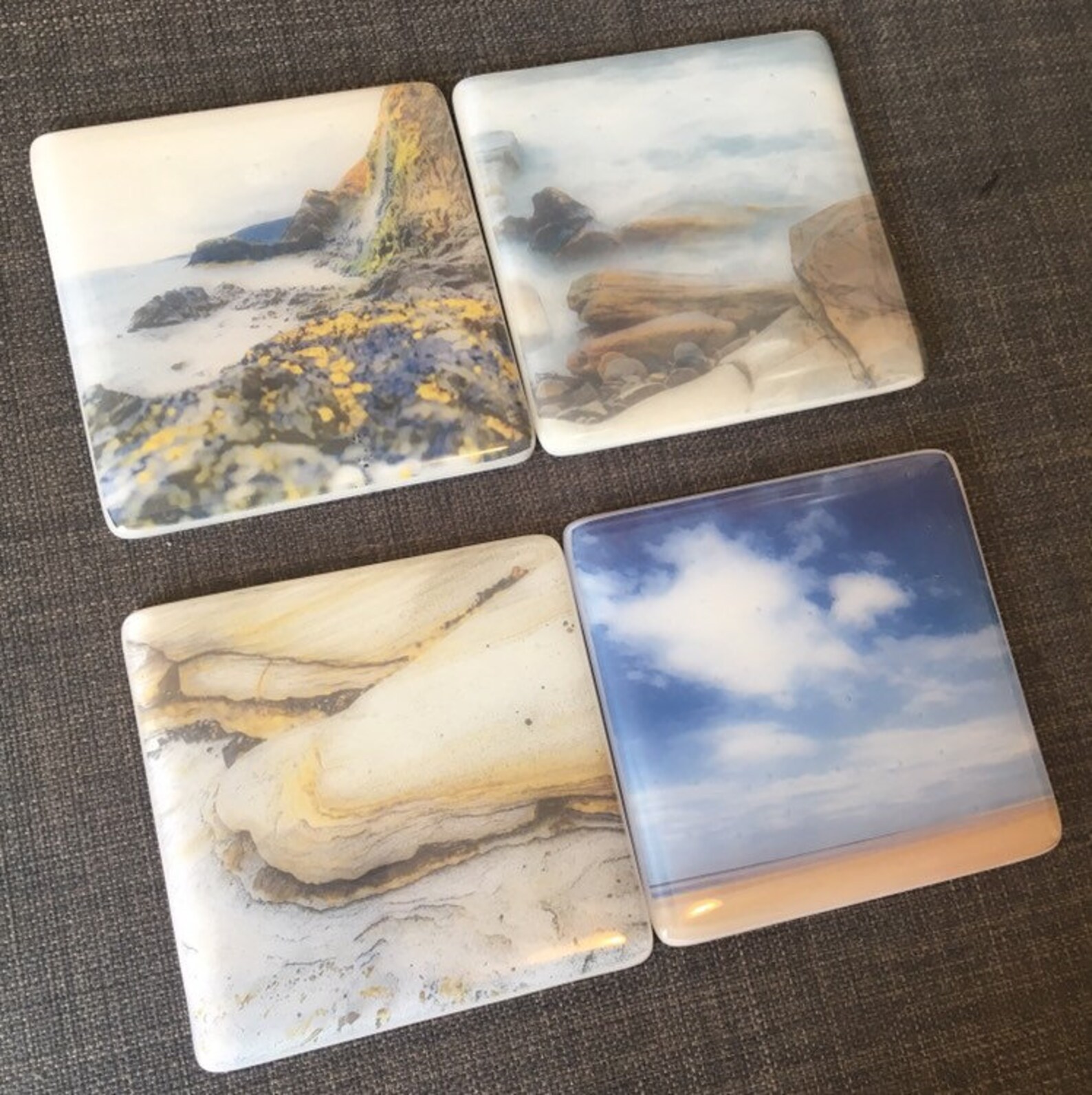 Full Colour Picture Personalised Printed Glass Coaster - Etsy