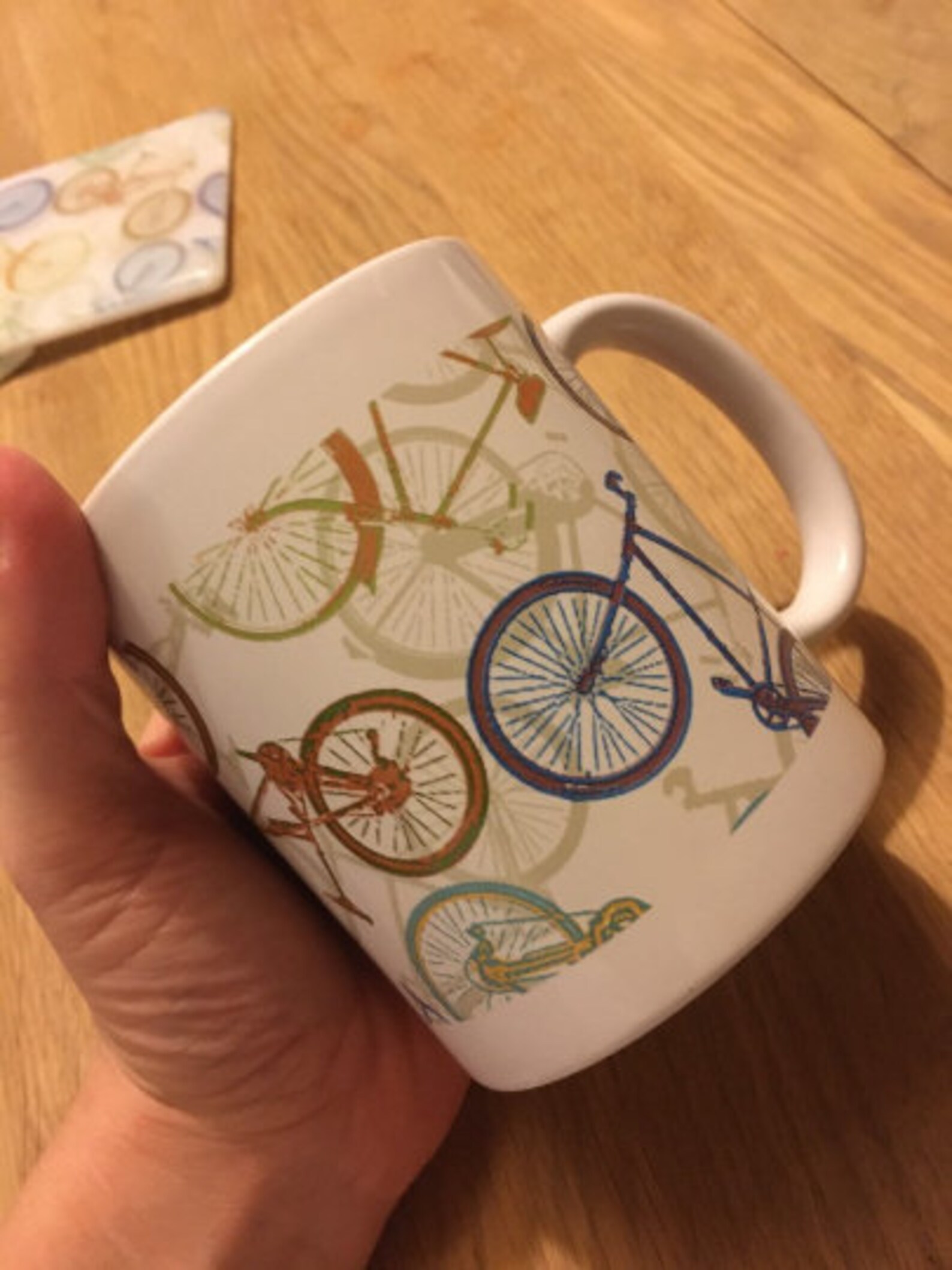 Bike Pattern Mug | Etsy