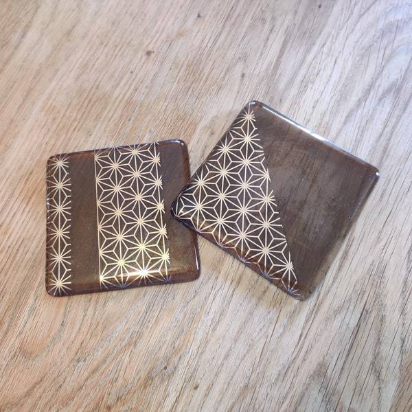 Fused Glass Coasters - Etsy