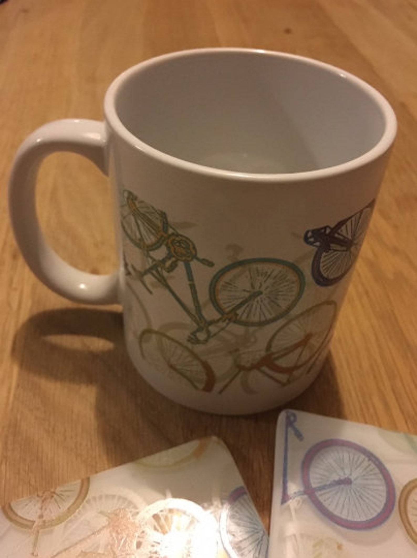 Bike Pattern Mug | Etsy