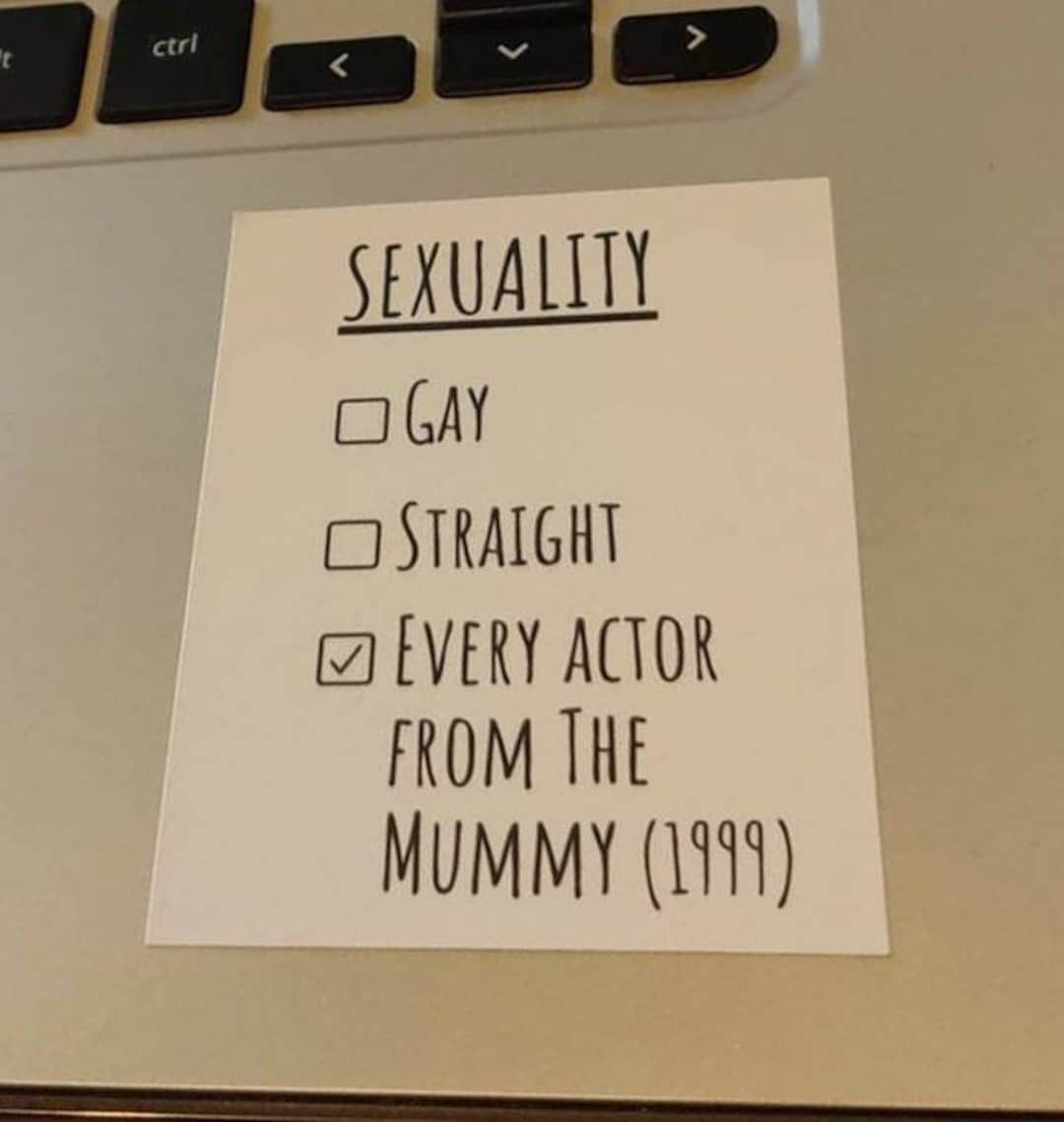 Sexuality The Cast Of The Mummy 1999 Sticker Indoor Use Etsy