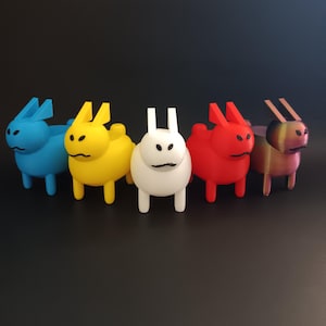 3D Printed Gubby From Roblox / Forsaken, Meme Bunny From Dream Game. - Etsy