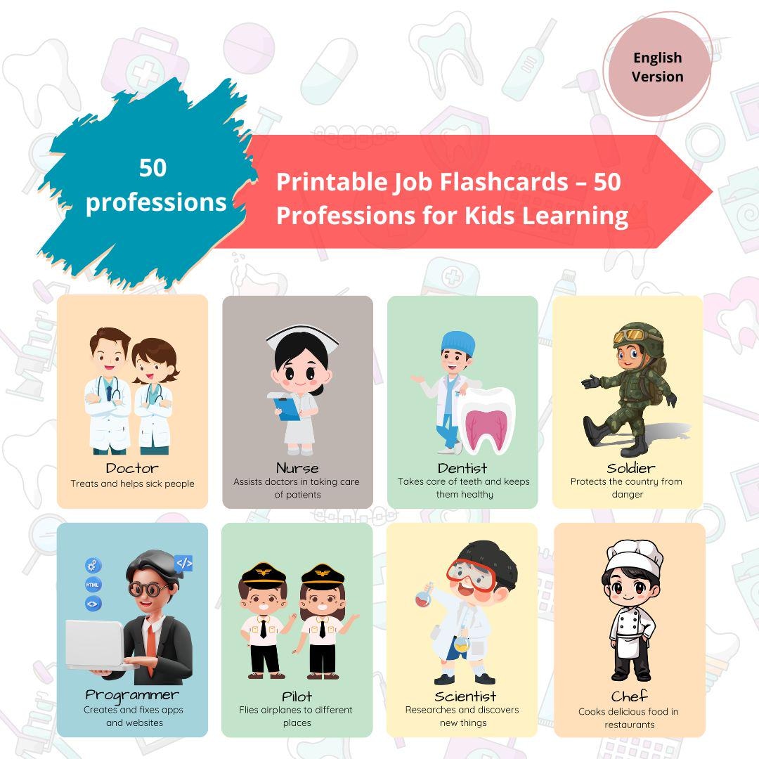 Lern Professions for Kids, Activities for Kids, Career Exploration ...