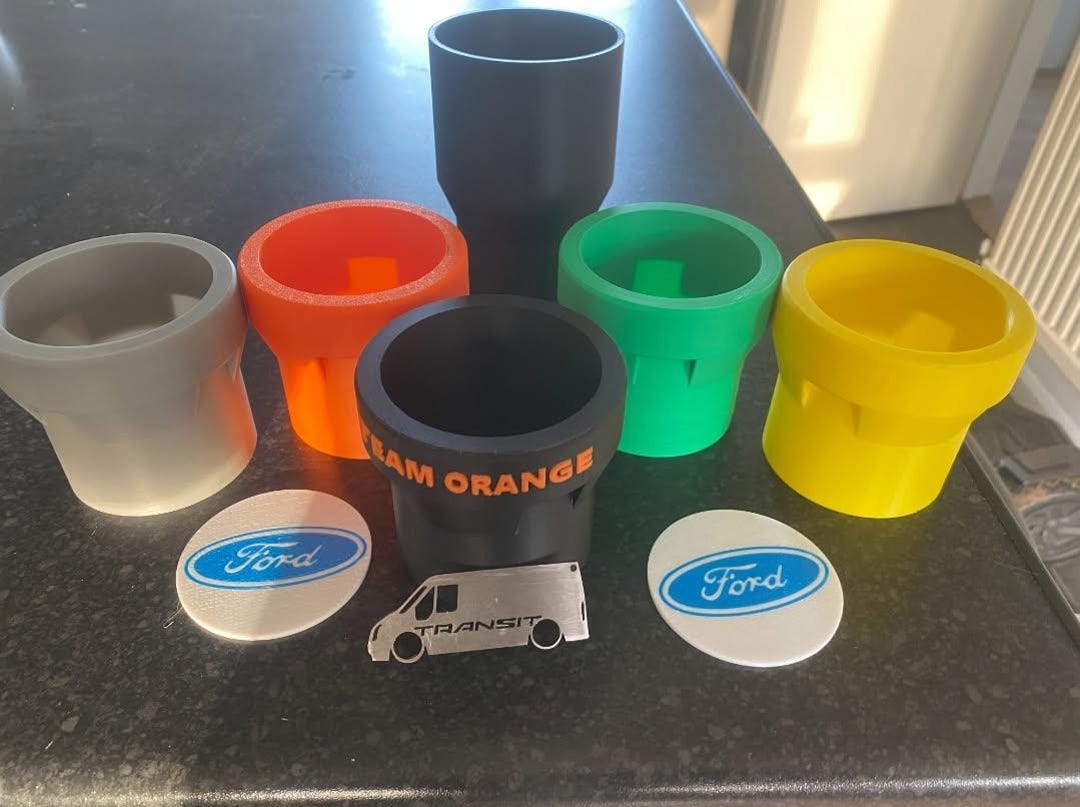 Ford Transit Mk7 Bottle Can Drink Holder Xl 500ml Pair - Etsy