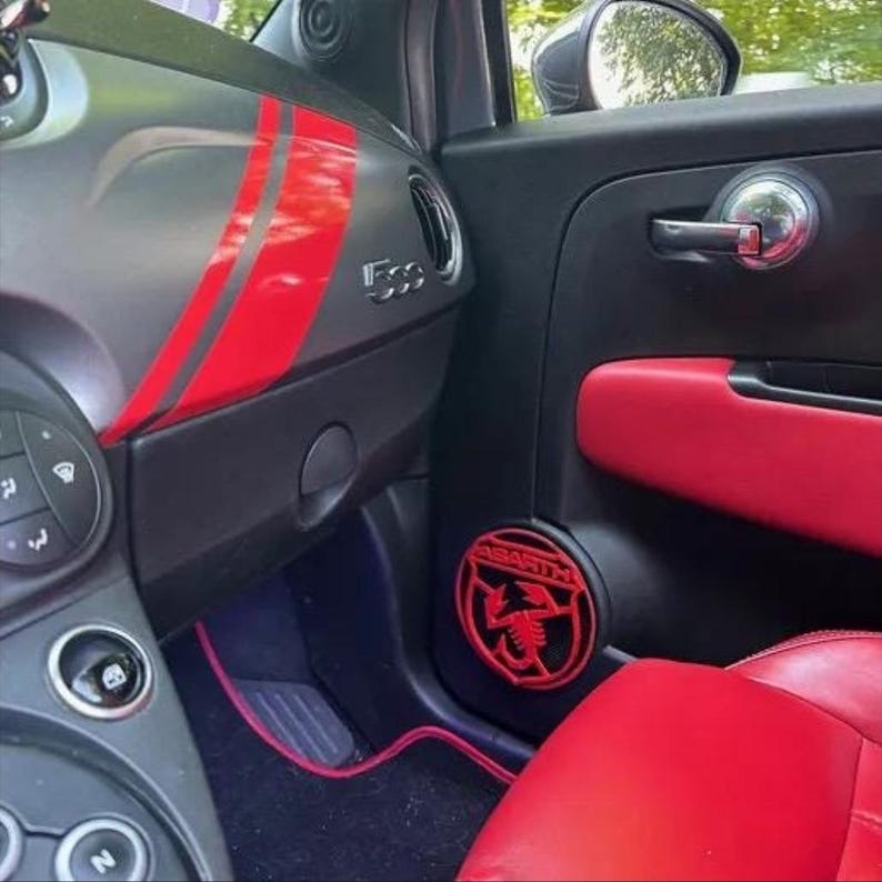Fiat Abarth 595 565 Speeker Covers Pair - Etsy
