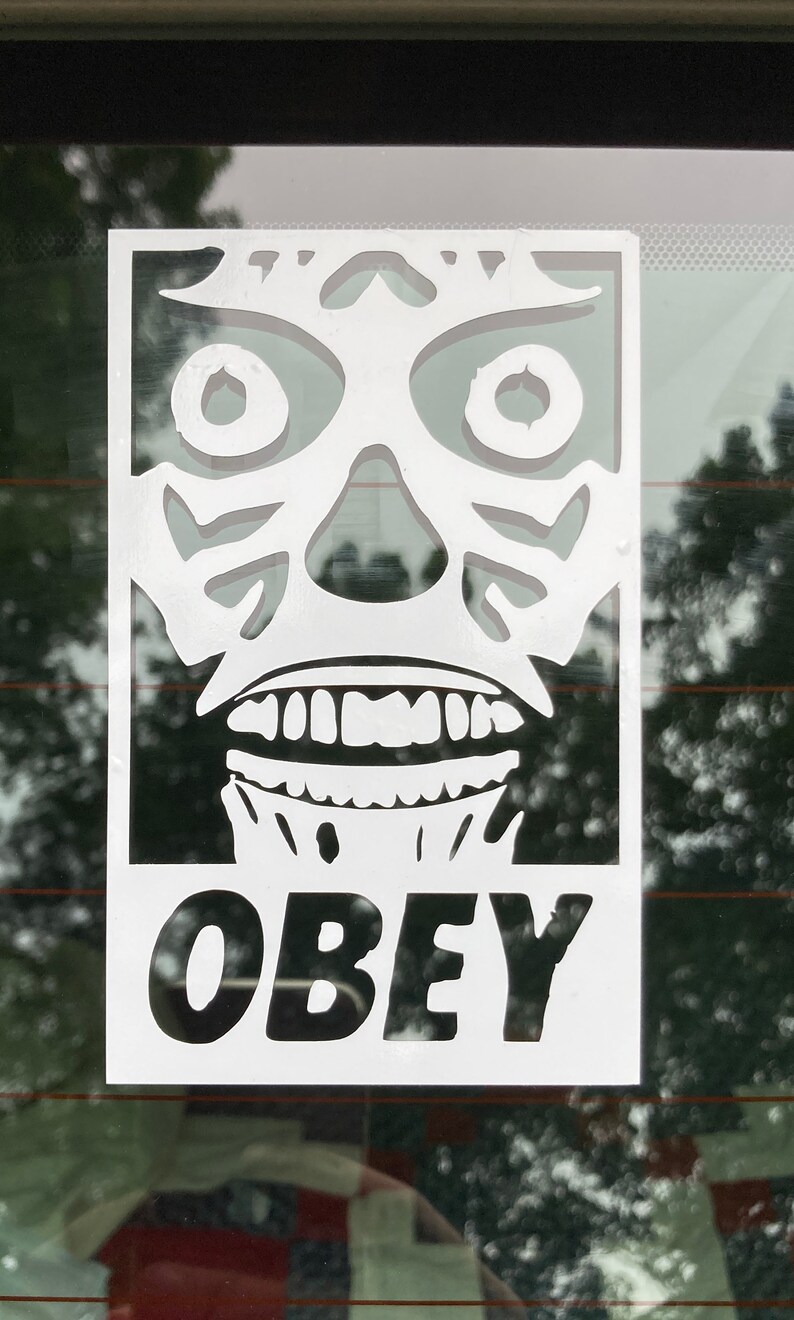 OBEY They Live Vinyl Decal Sticker-multi Colors - Etsy