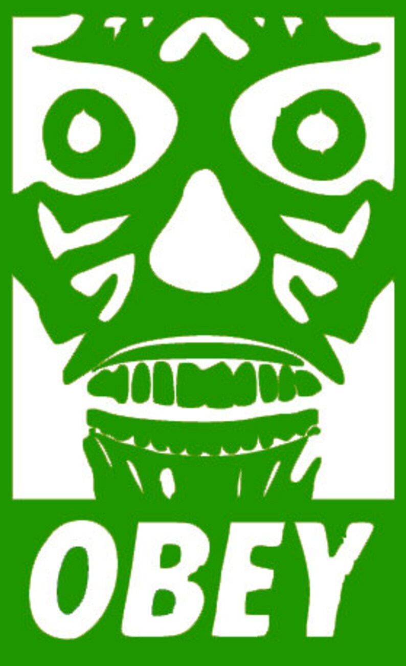 OBEY They Live Vinyl Decal Sticker-multi Colors - Etsy