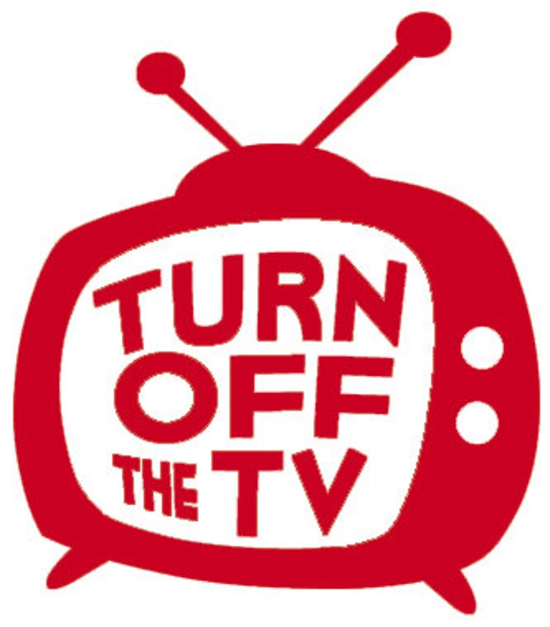 Turn off the TV~ Vinyl Decal Sticker-multi Colors - Etsy