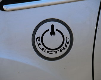 ELECTRIC POWER Electric Car Vinyl Decal Sticker - Etsy Canada