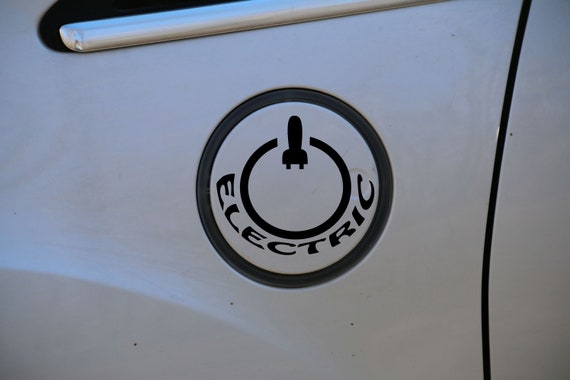 Power Button Electric electric Car Vinyl Decal Sticker | Etsy