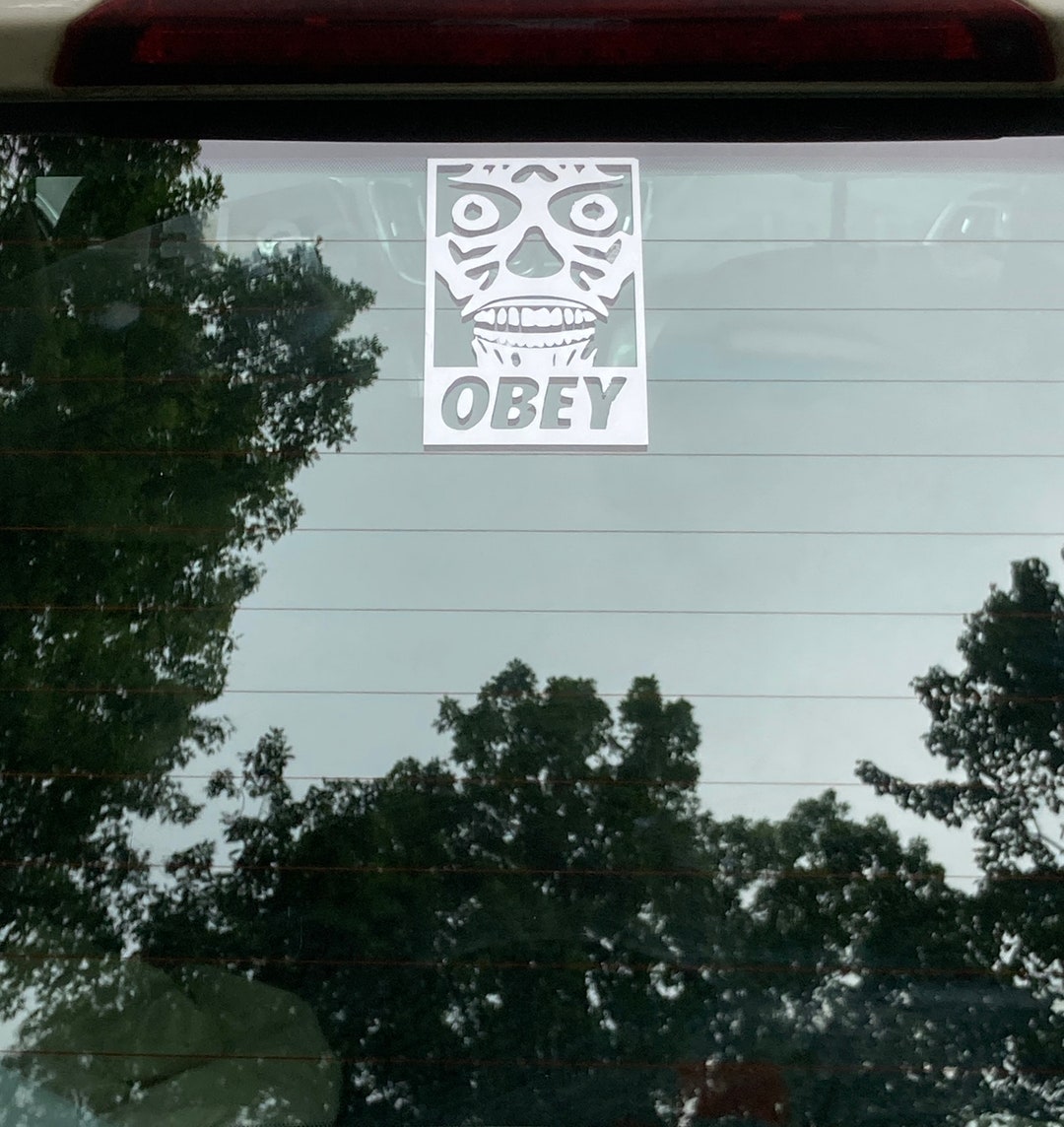 OBEY They Live Vinyl Decal Sticker-multi Colors - Etsy