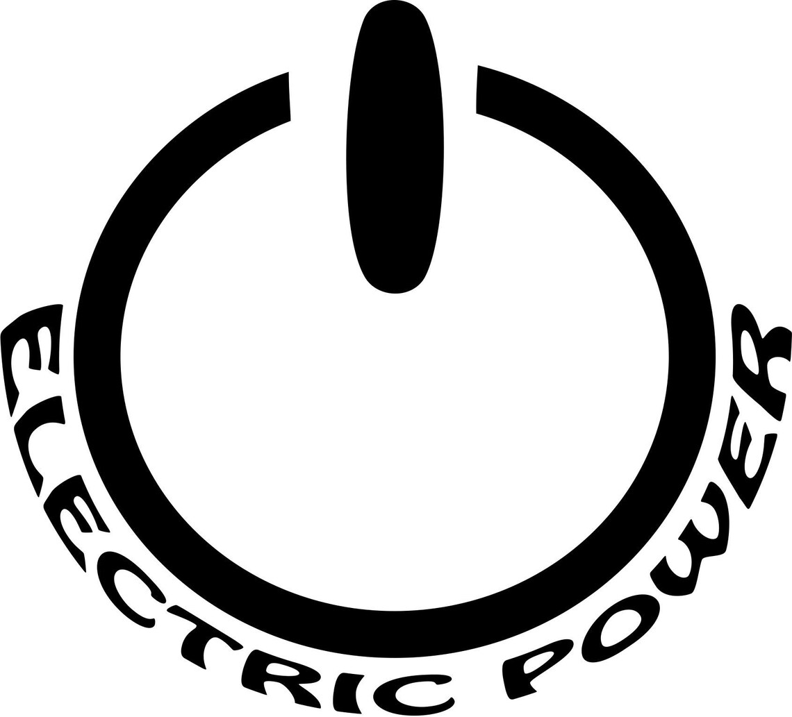 ELECTRIC POWER Electric Car Vinyl Decal Sticker | Etsy