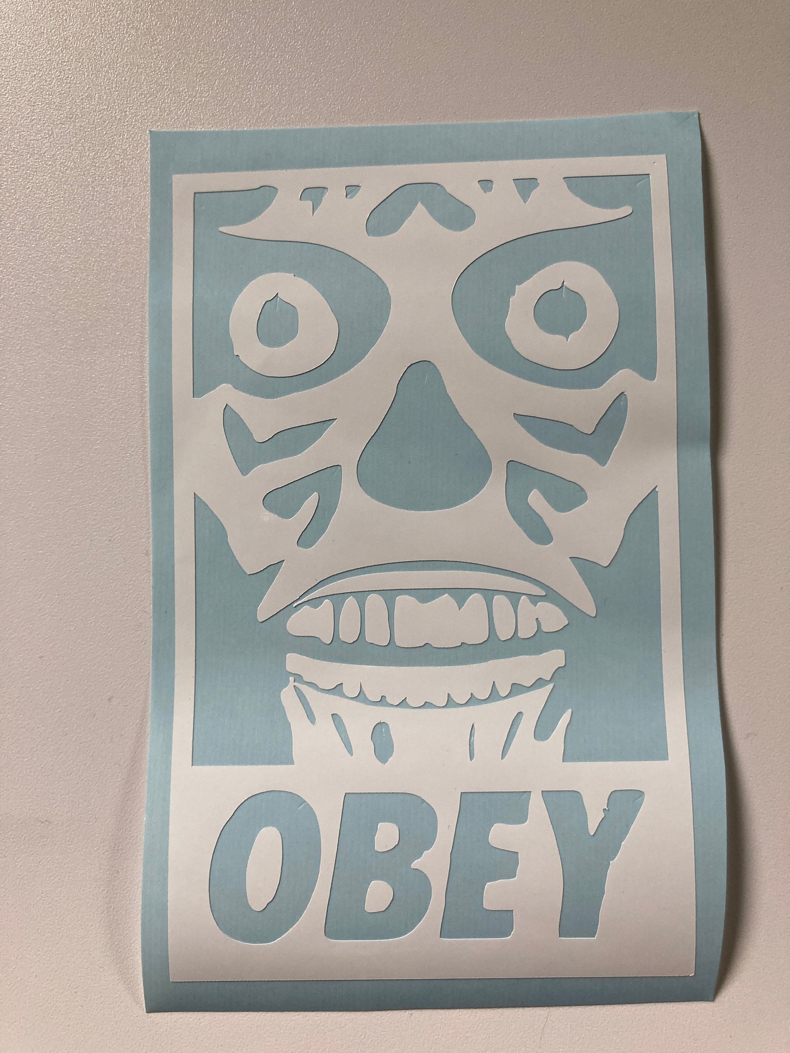 OBEY They Live Vinyl Decal Sticker-multi Colors - Etsy