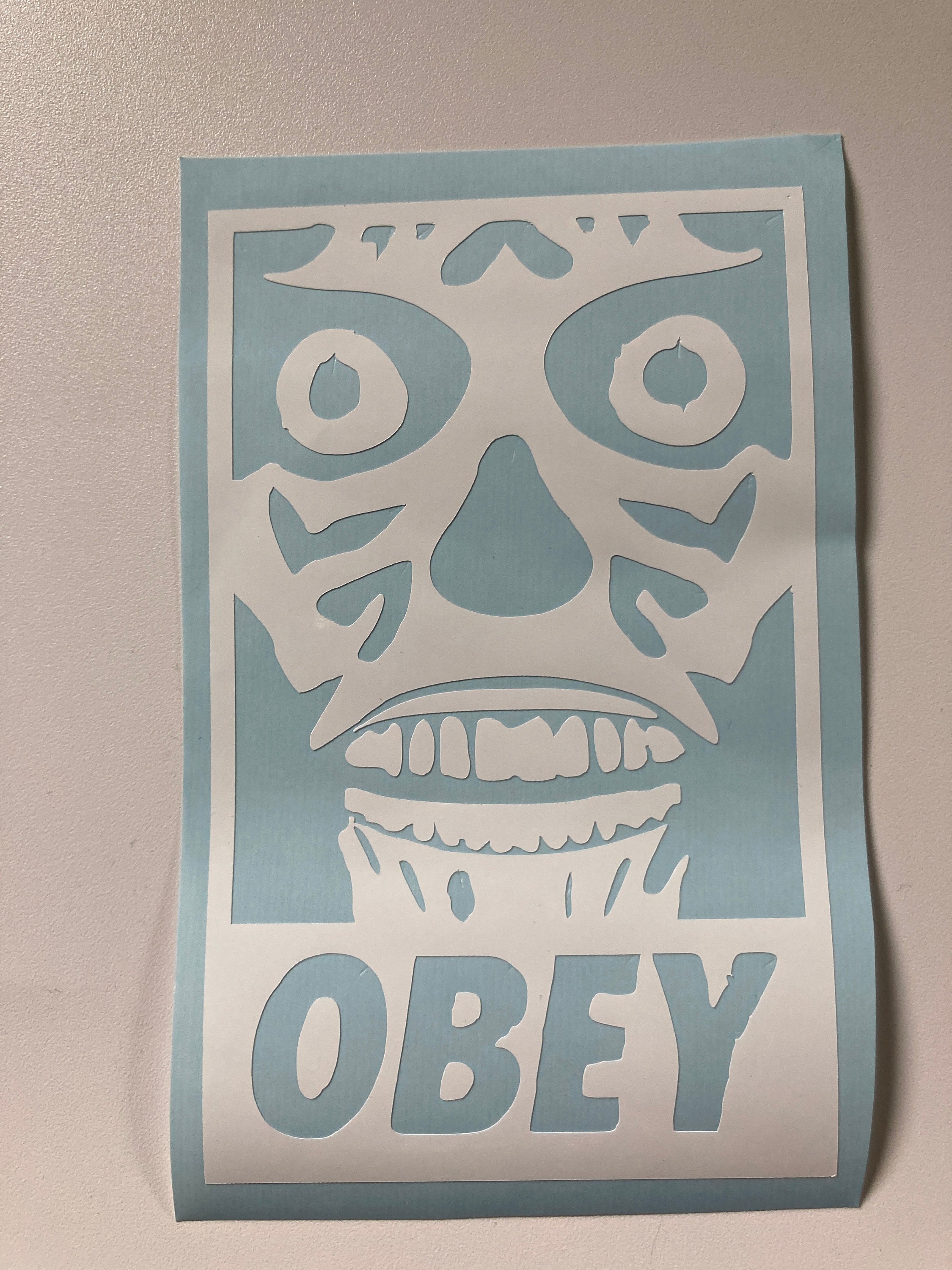 OBEY They Live Vinyl Decal Sticker-Multi Colors | Etsy