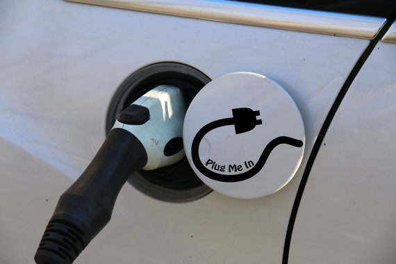 Plug Me In-electric Car Vinyl Decal Sticker - Etsy