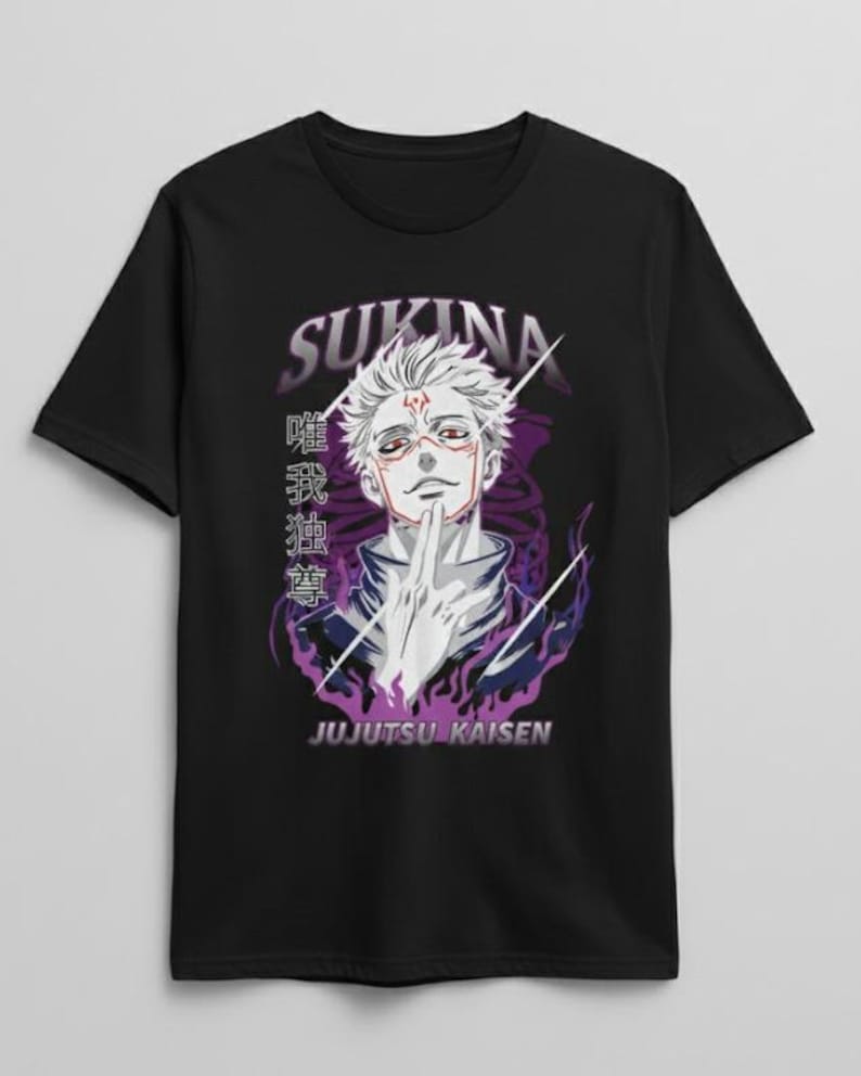 Ryomen Sukuna T-shirt Design, Jujutsu Kaisen Anime (digital Download ...