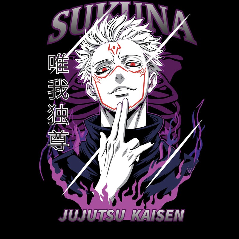 Jujutsu Kaisen Sukuna Png - Etsy