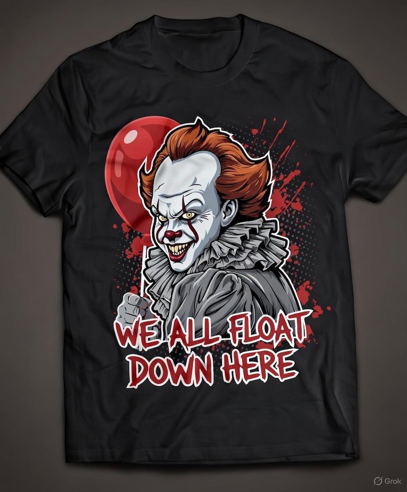 Pennywise PNG SVG, Welcome to Derry Clipart, Horror Movie Halloween ...