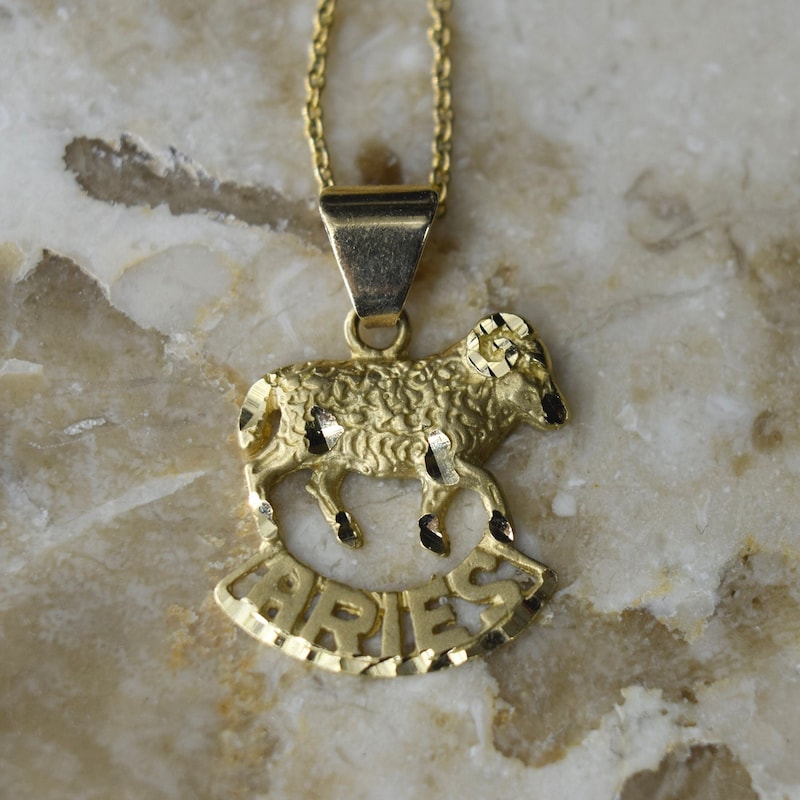 Aries Necklace - Etsy