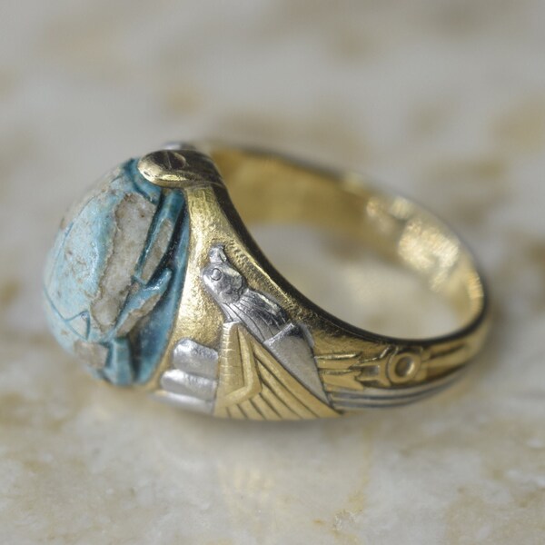 Scarab Ring - Etsy