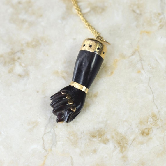 Antique Figa / Carved Ebony Figa With 14k Gold C.1880 - Etsy