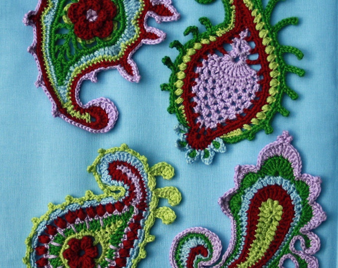 Paisley Swirl- Crochet Pattern - Etsy