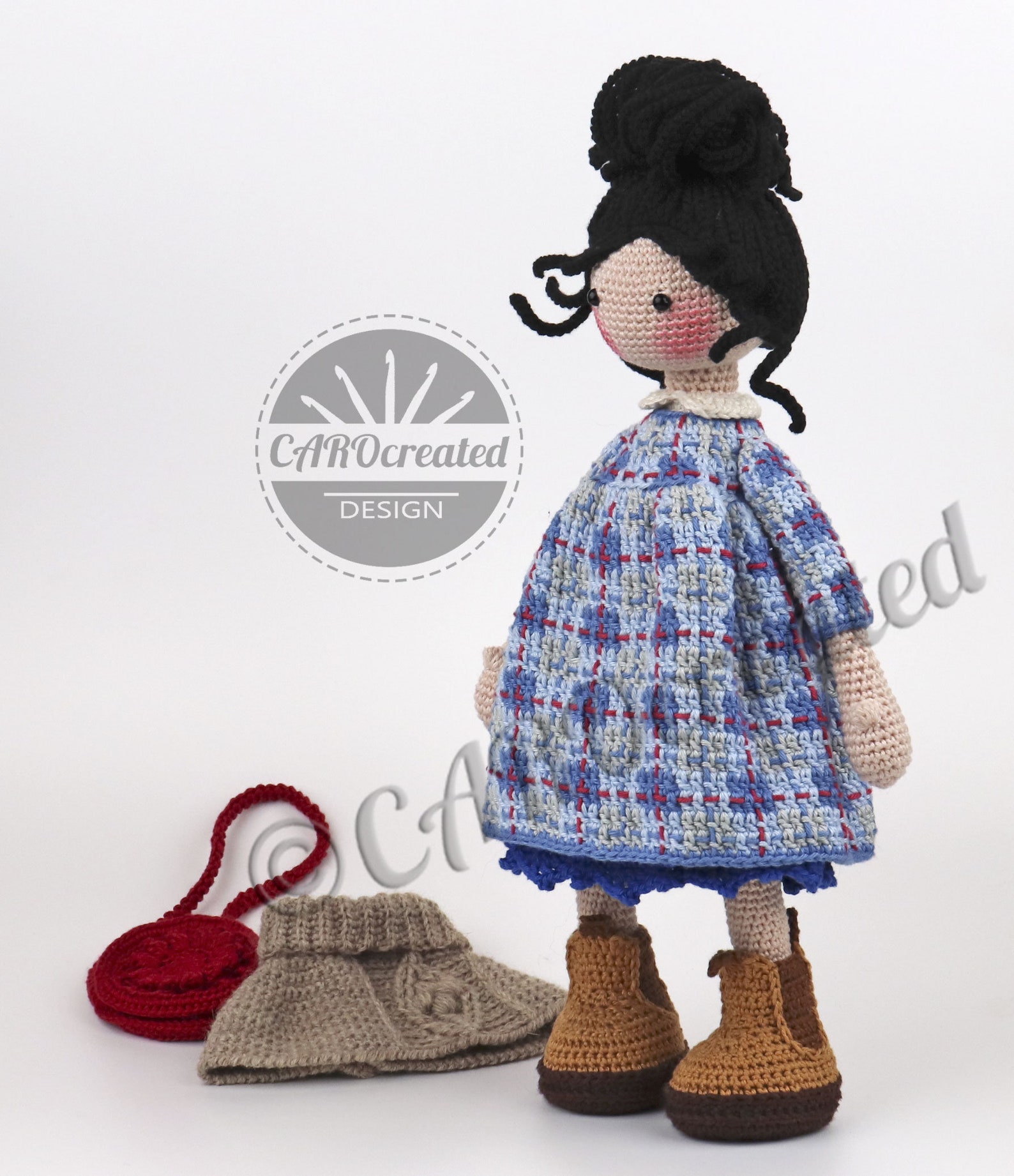 Crochet Pattern for Doll RHONDA Pdf deutsch English | Etsy