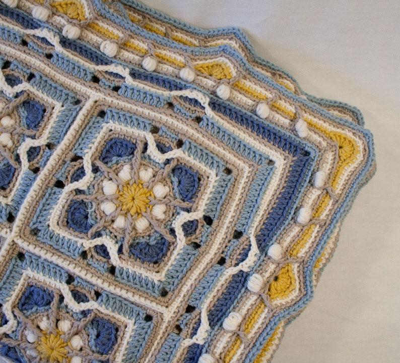 Baby Blanket in Overlay Crochet - Etsy
