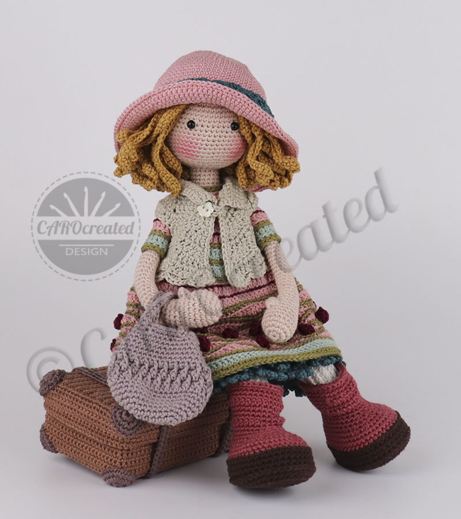 Amigurumi Crochet Doll Pattern Doll PIA Pdf deutsch - Etsy