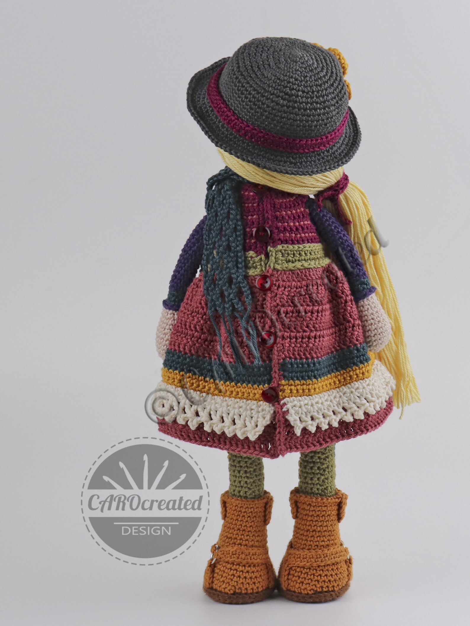Crochet Pattern for Doll FREYA Pdf deutsch English - Etsy