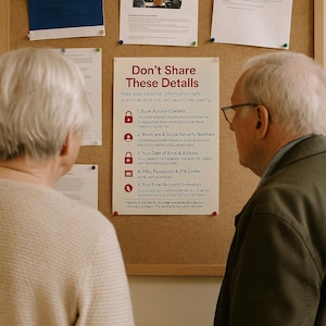 Scam Awareness Poster Bundle for Seniors | 5 Printable A4/A3 Posters ...