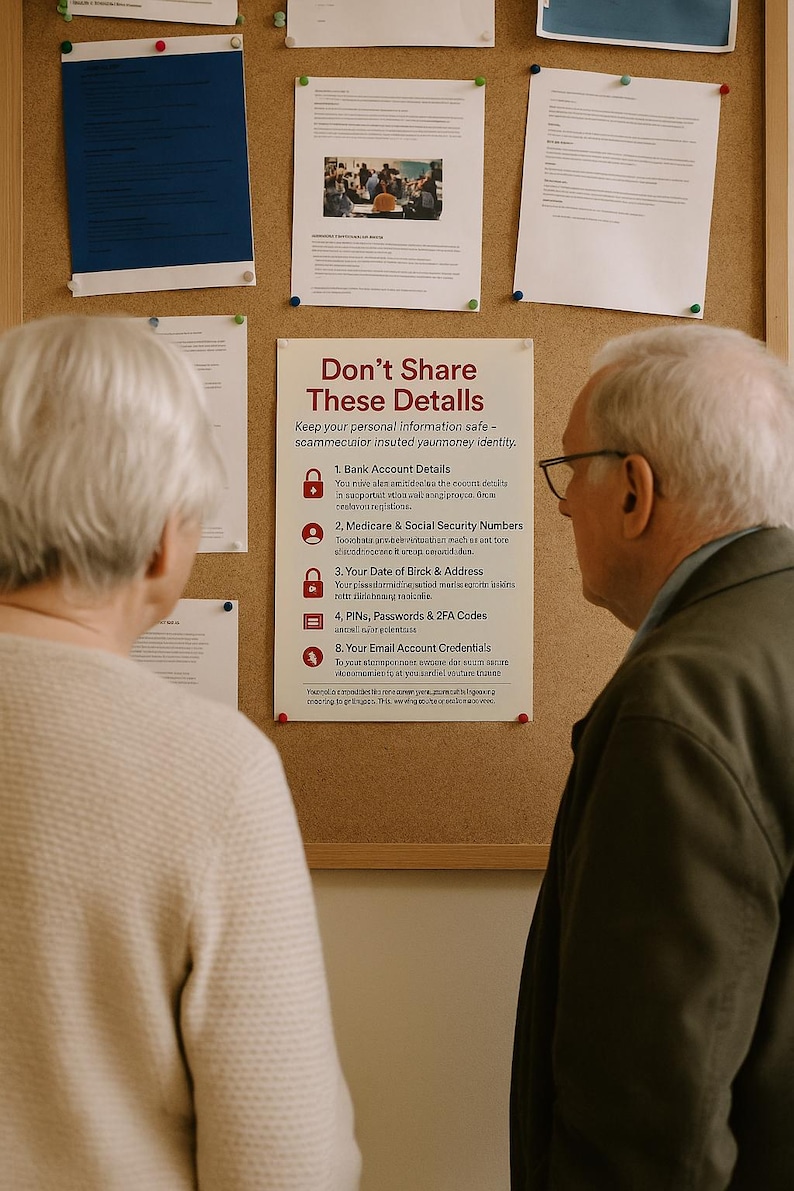 Scam Awareness Poster Bundle for Seniors | 5 Printable A4/A3 Posters ...