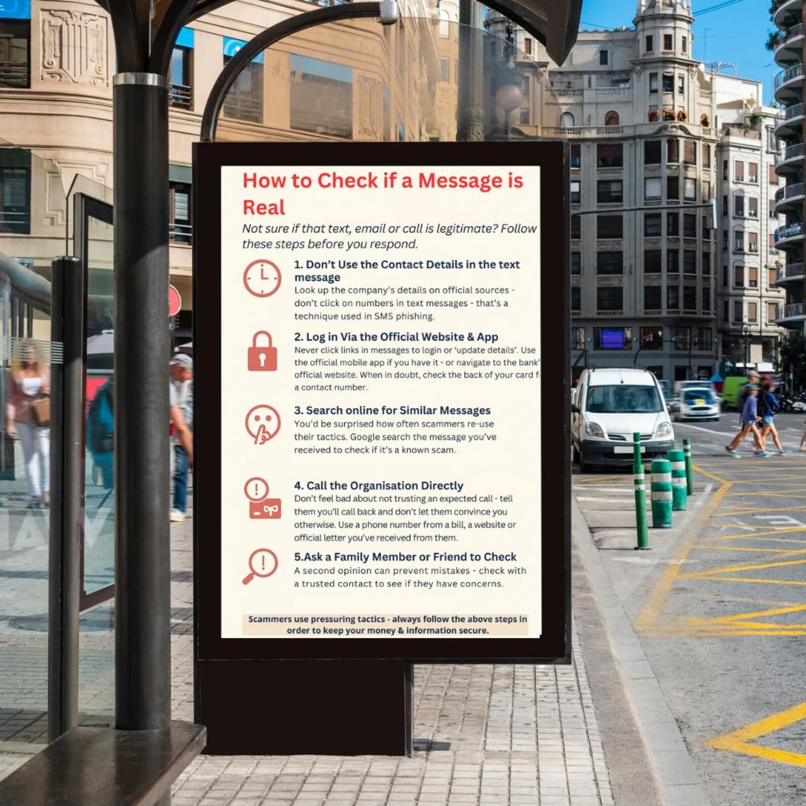 Scam Awareness Poster Bundle for Seniors | 5 Printable A4/A3 Posters ...